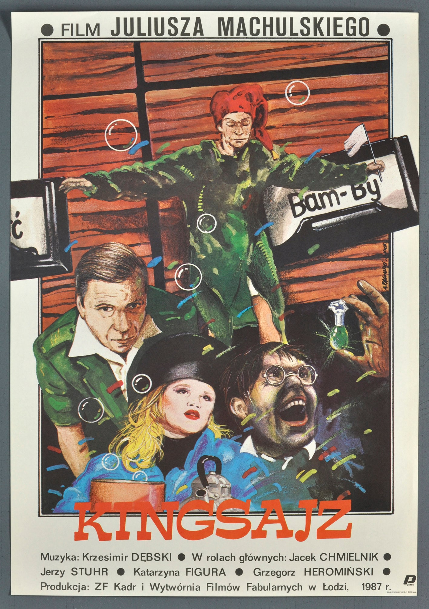 Kingsajz ORIGINAL 1987 Polish Movie Poster - Juliusz Machulski ...