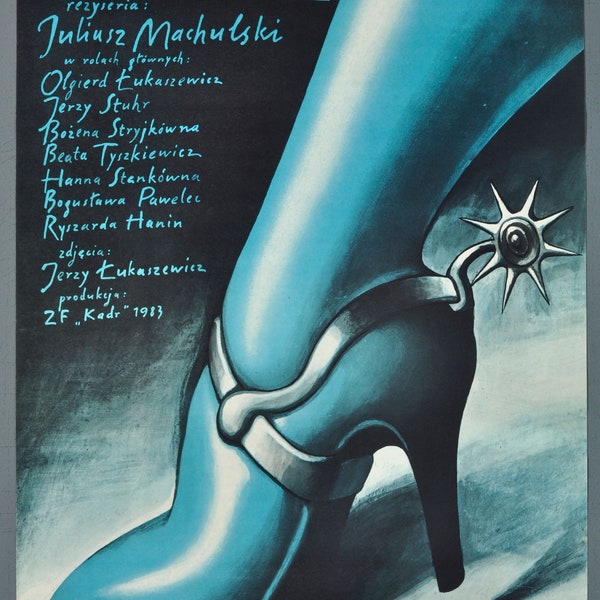 The One Man Band ORIGINAL 1972 Polish Movie Poster Luis De Funes Wiktor ...