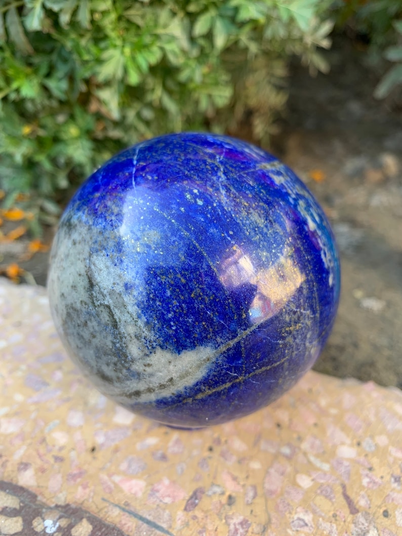 Lapis Sphere 724 Gram, Afghanistan Lapis Lazuli, Blue Lapis Lazuli Ball ...