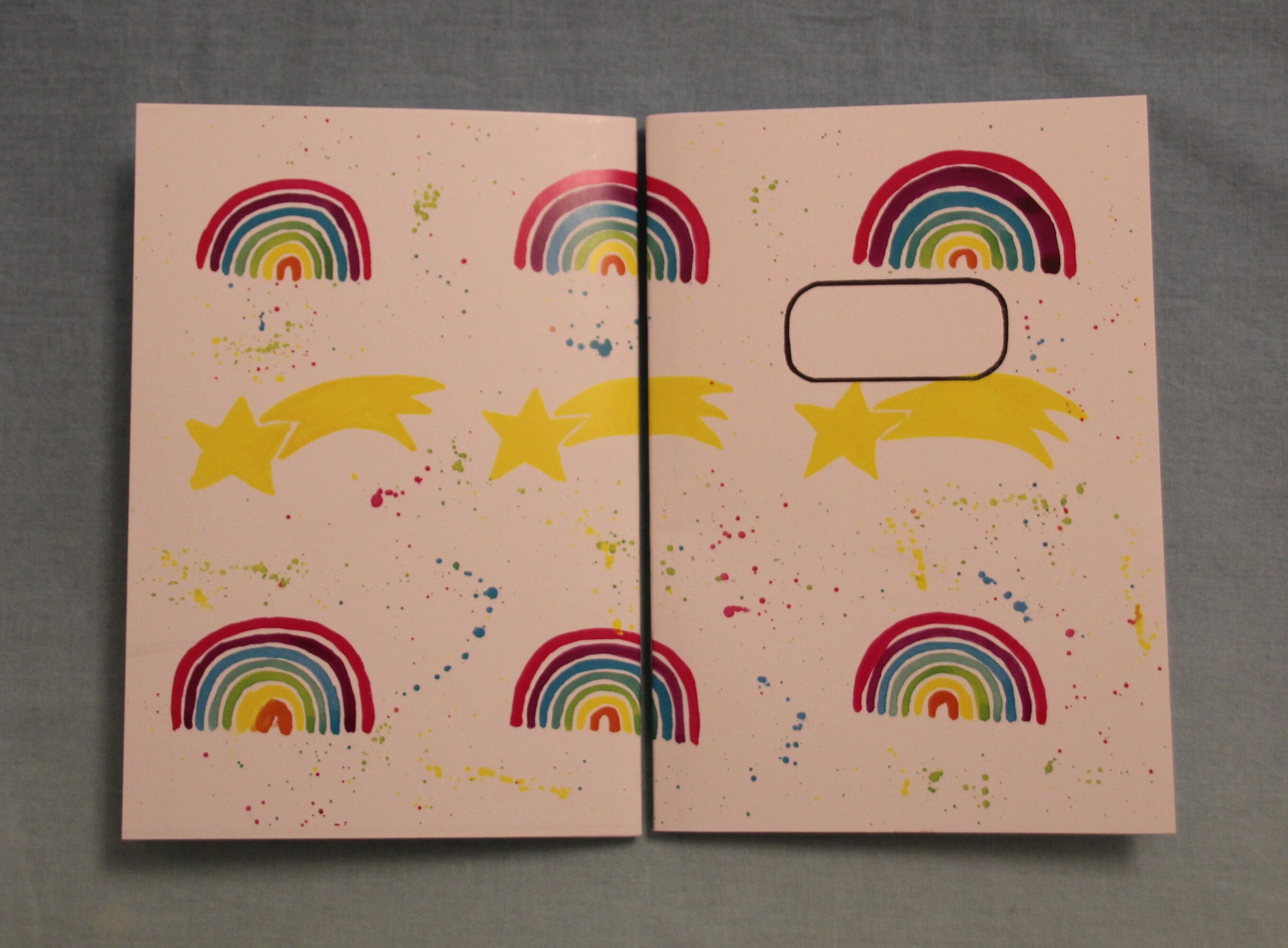 Emergency Booklet for Rainbow Parents, Memory Booklet, Rainbow Pattern ...
