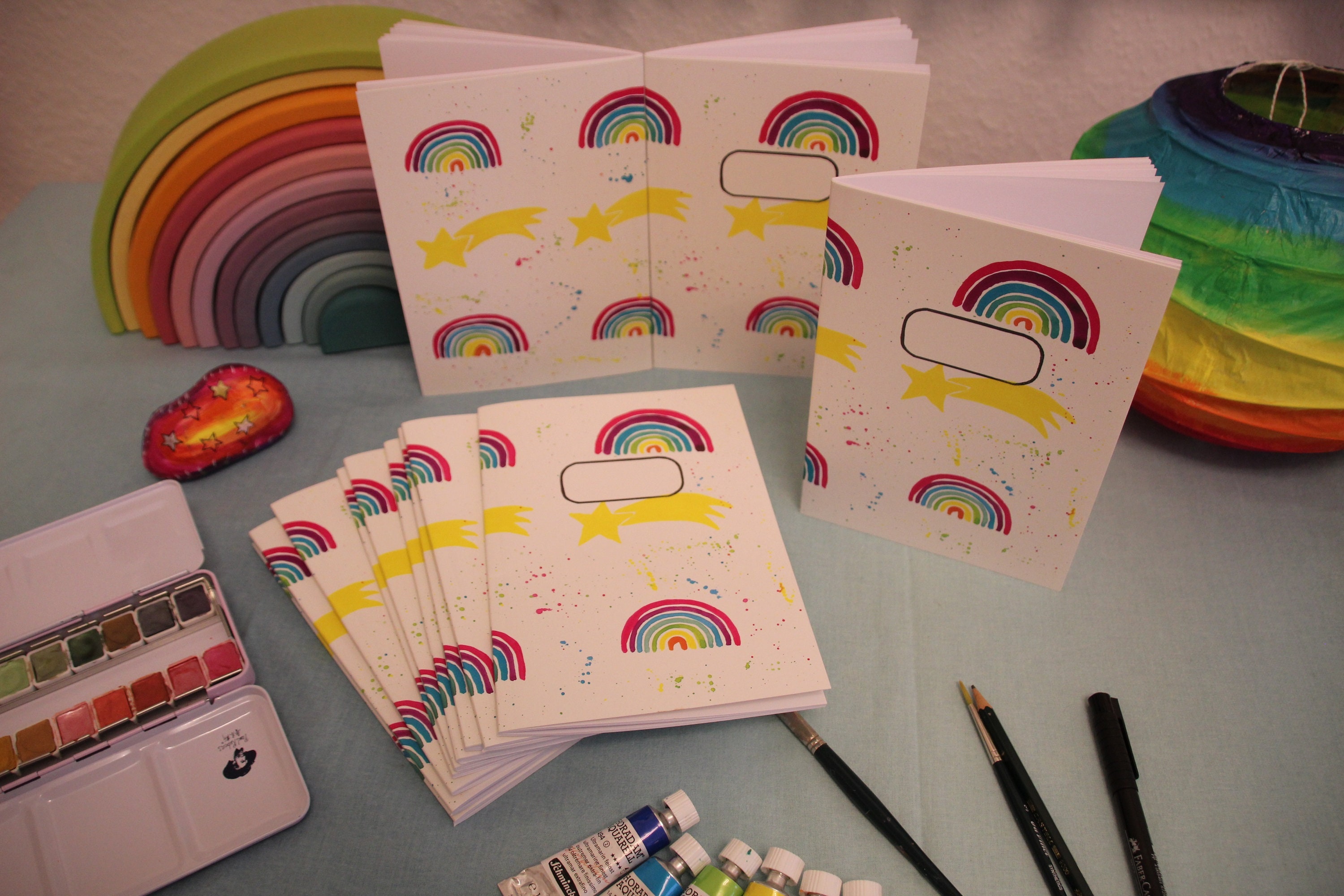 Emergency Booklet for Rainbow Parents, Memory Booklet, Rainbow Pattern ...