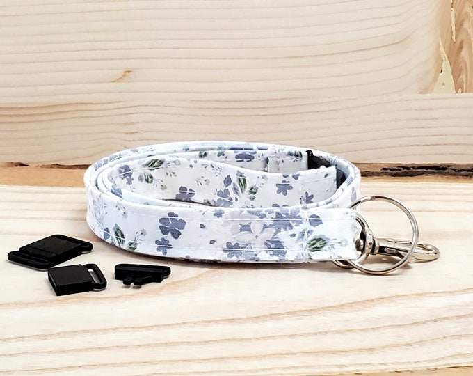 Fabric Lanyard for Keys - Soft Badge Lanyard - Women's Neck Lanyard ...