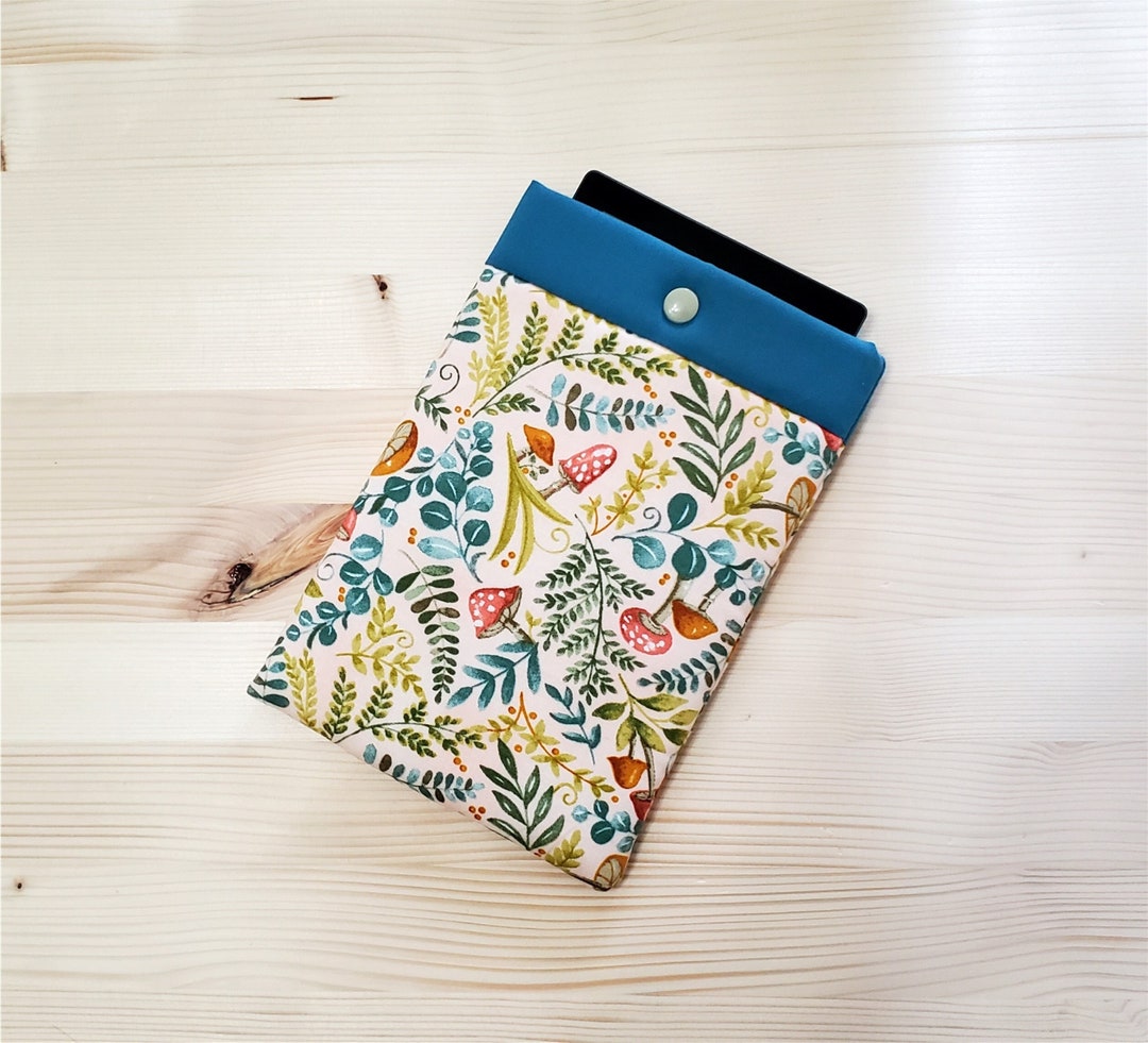 Mushroom E-reader Book Sleeve for Kindle Paperwhite Kobo Clara Padded ...