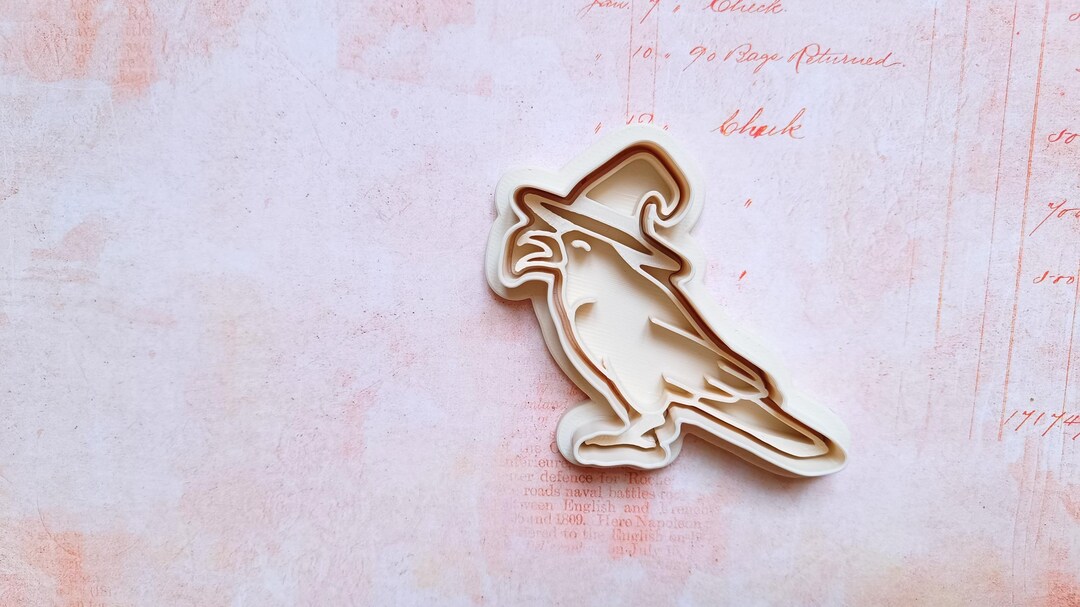 Raven With Witch Hat Cookie Cutter Set - Etsy