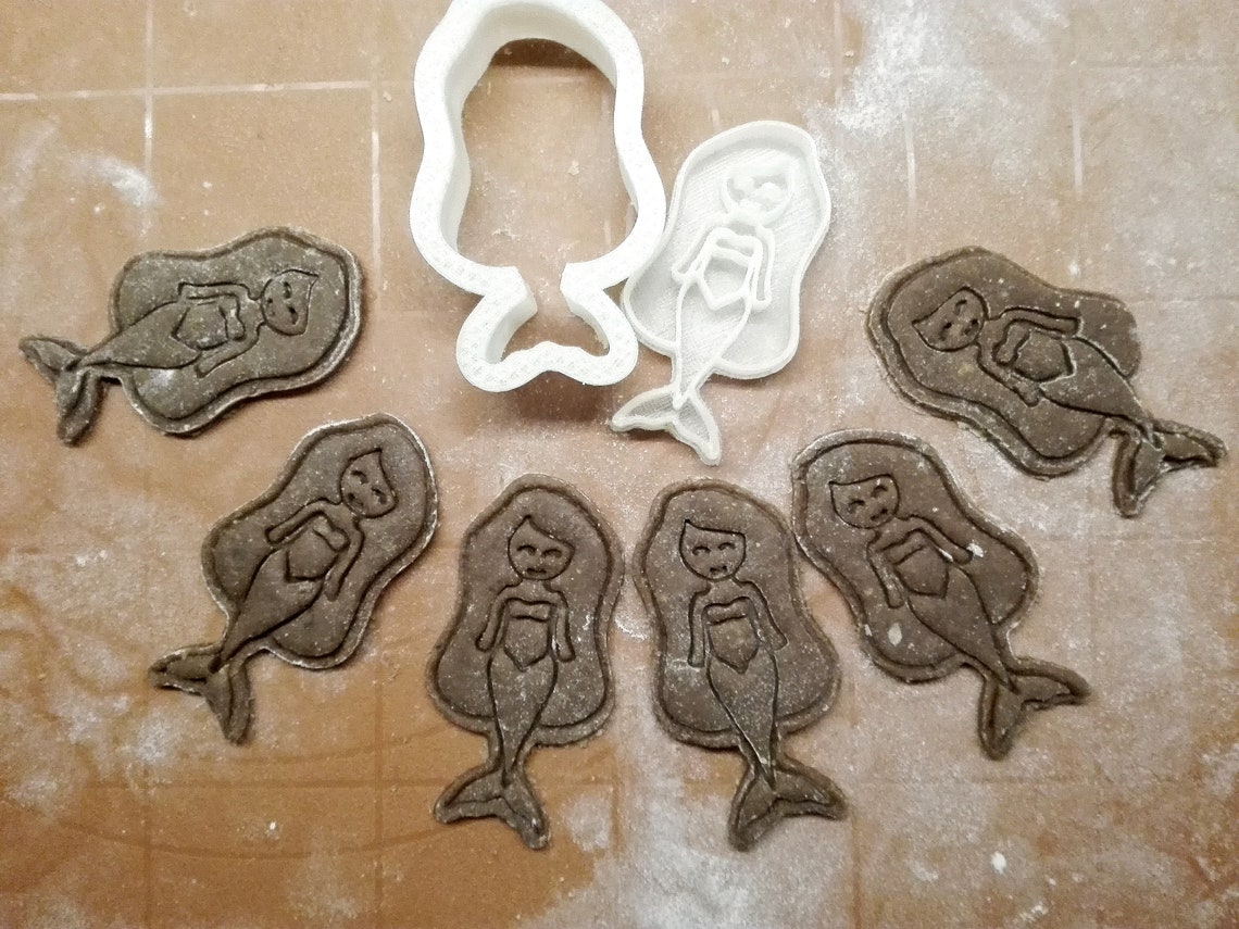 Mermaid cookie cutter set | Etsy