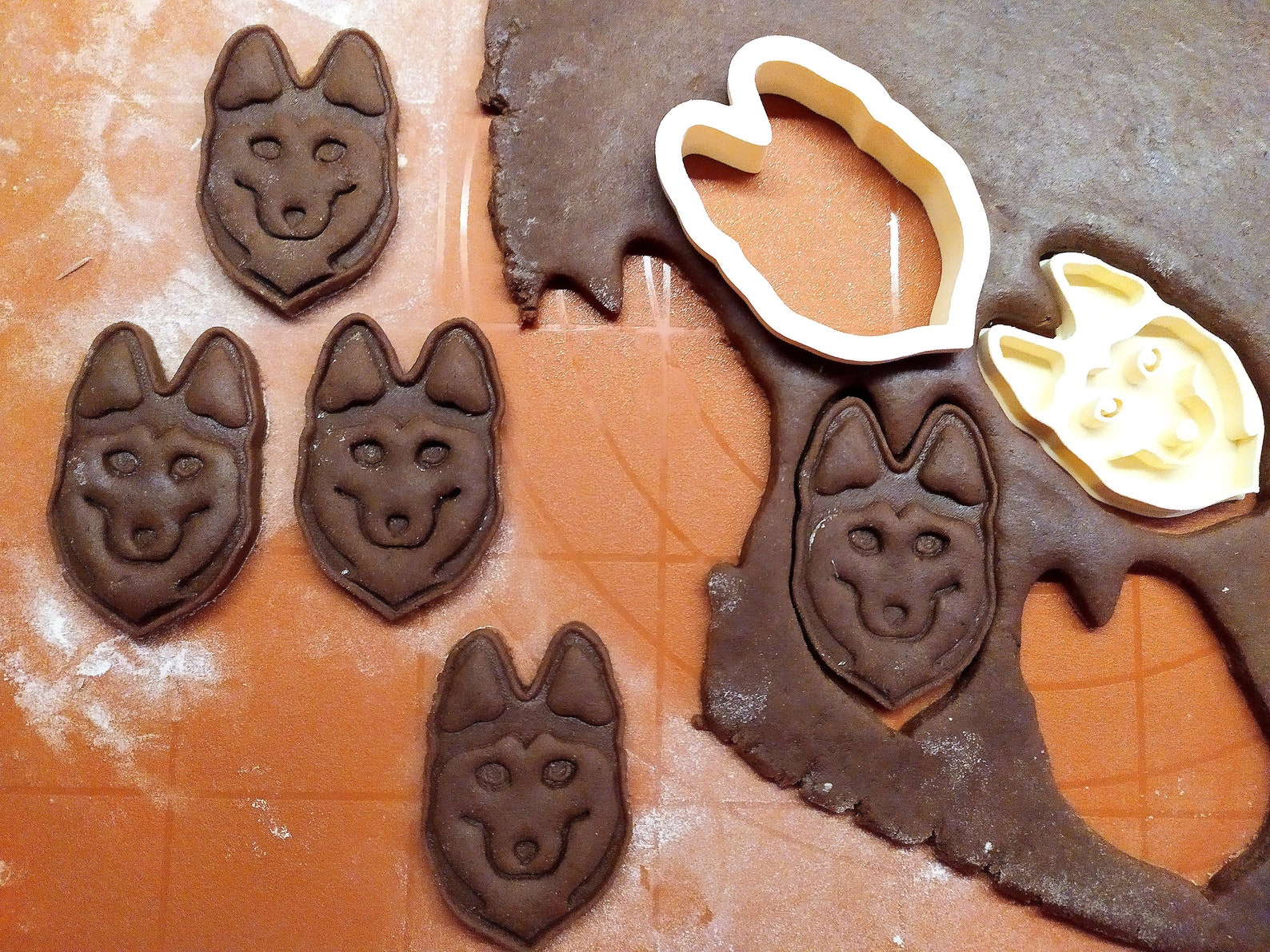 Husky cookie cutter set | Etsy