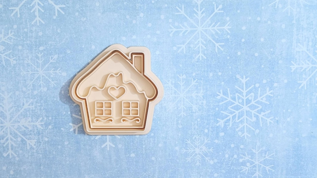 Gingerbread House Cookie Cutter Set - Etsy