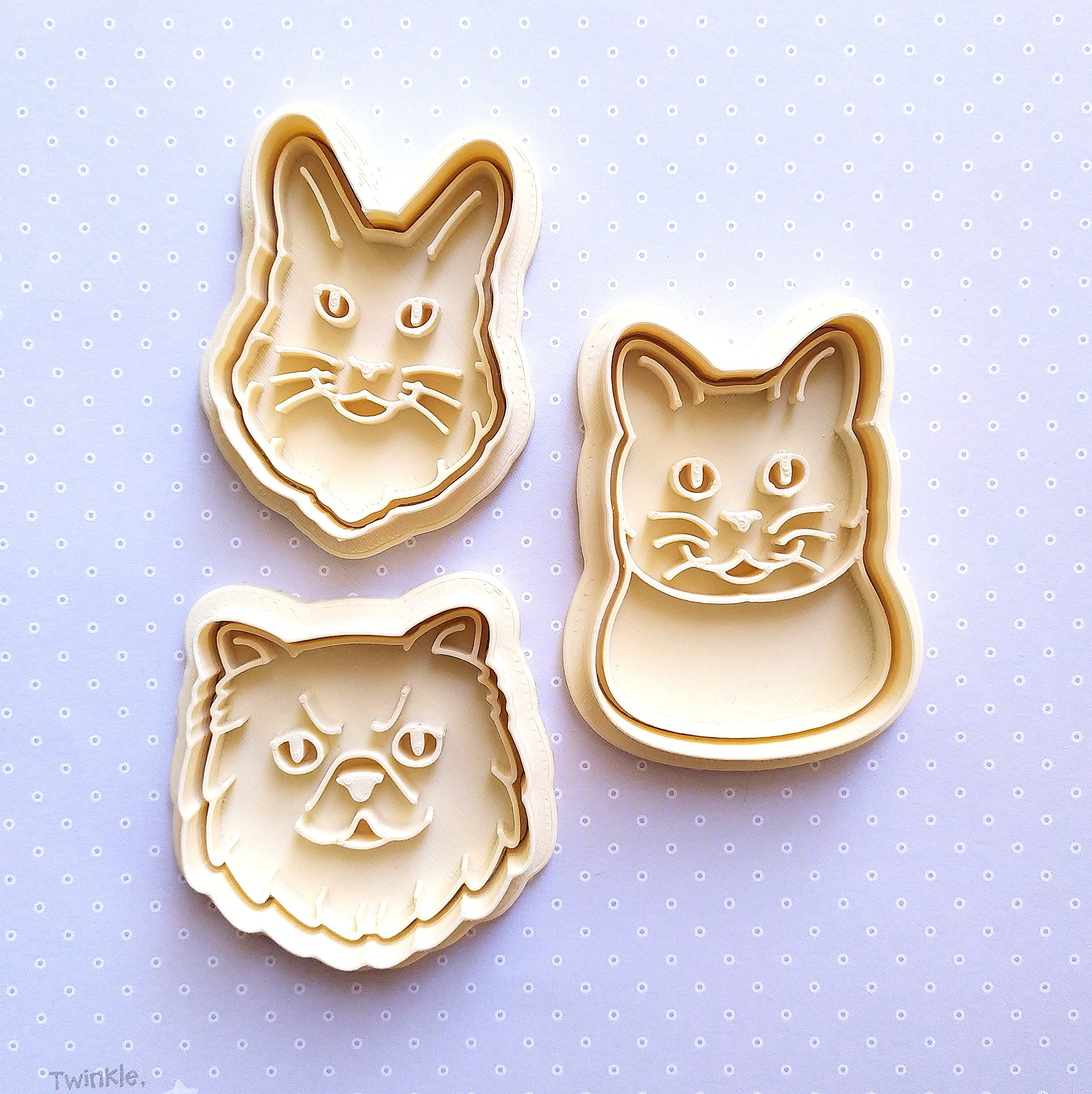Maine Coon Cat Cookie Cutter Set - Etsy