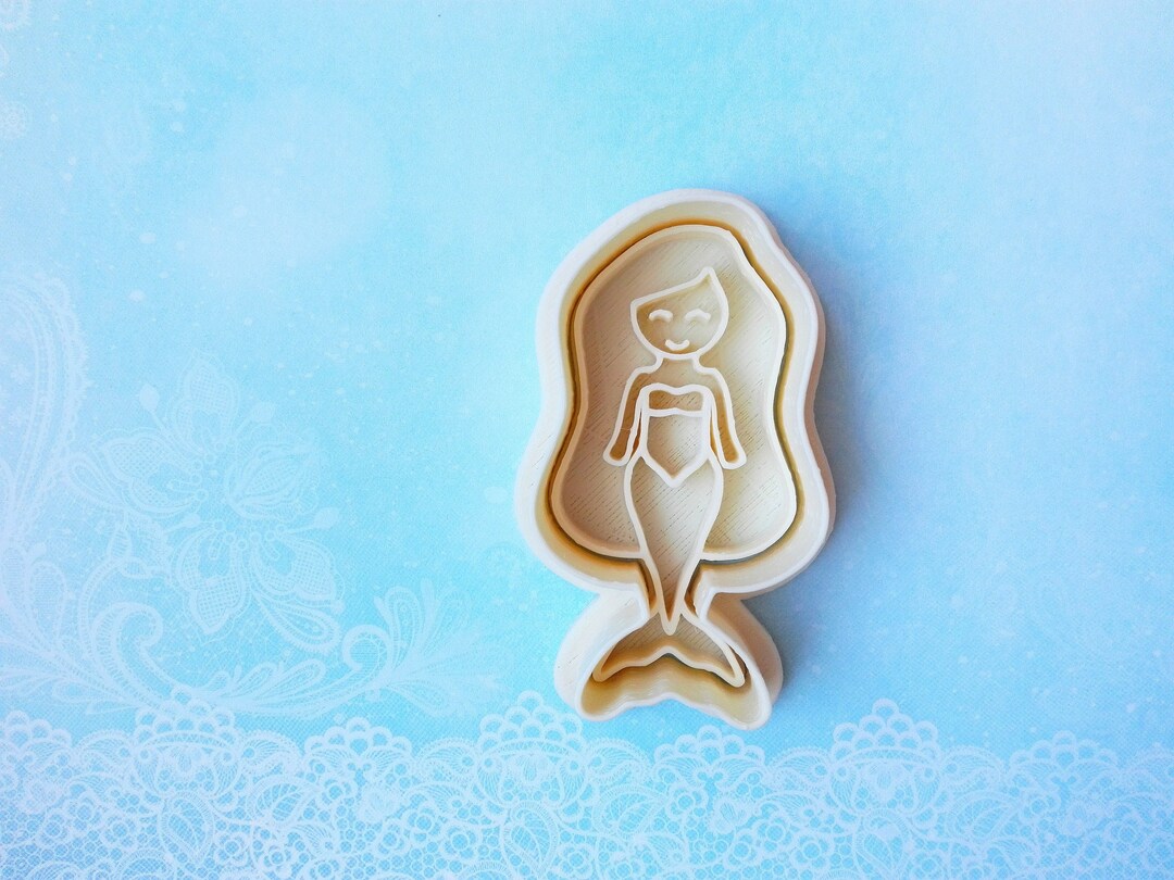 Mermaid Cookie Cutter Set - Etsy