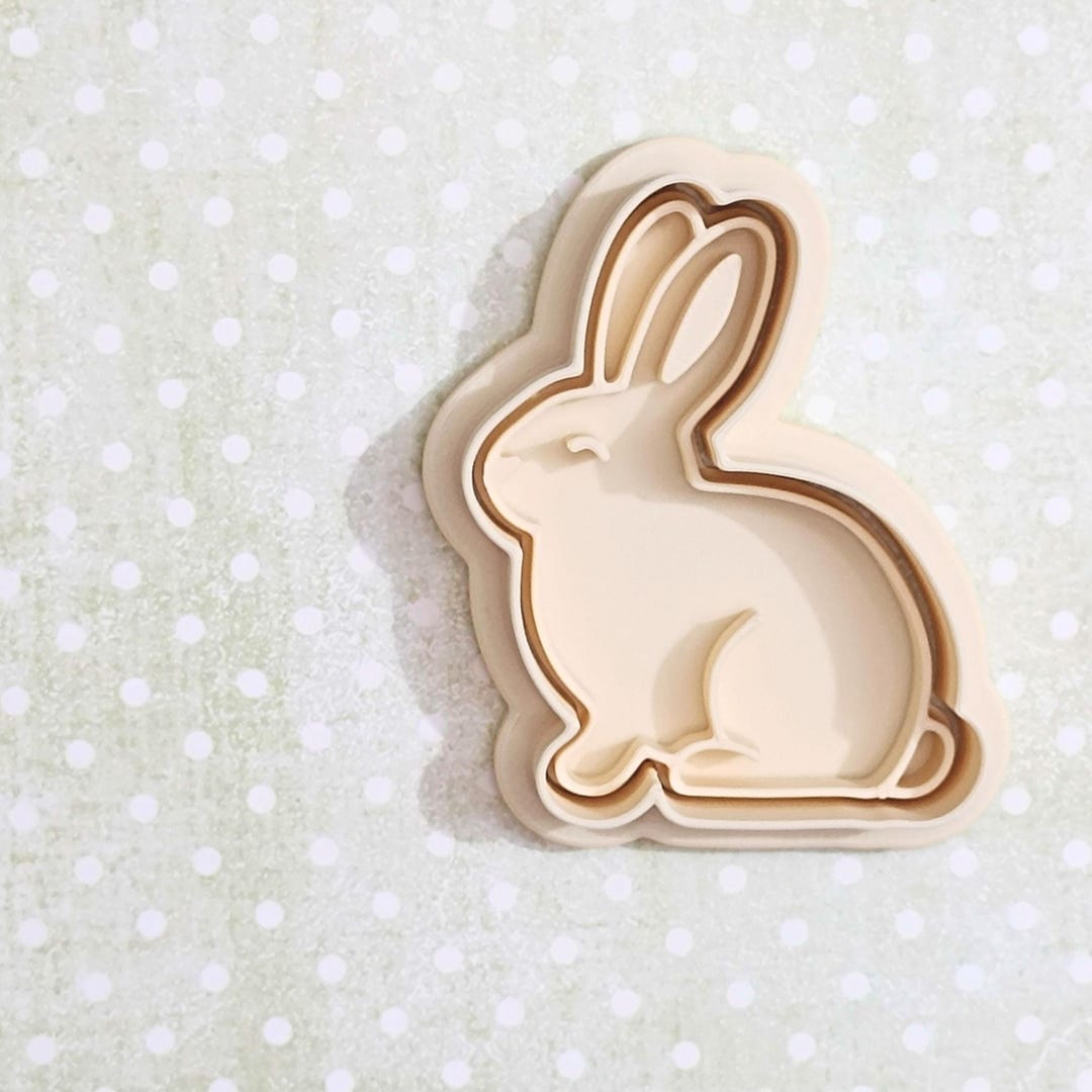 Sitting Bunny - Cookie Cutter Set - Etsy