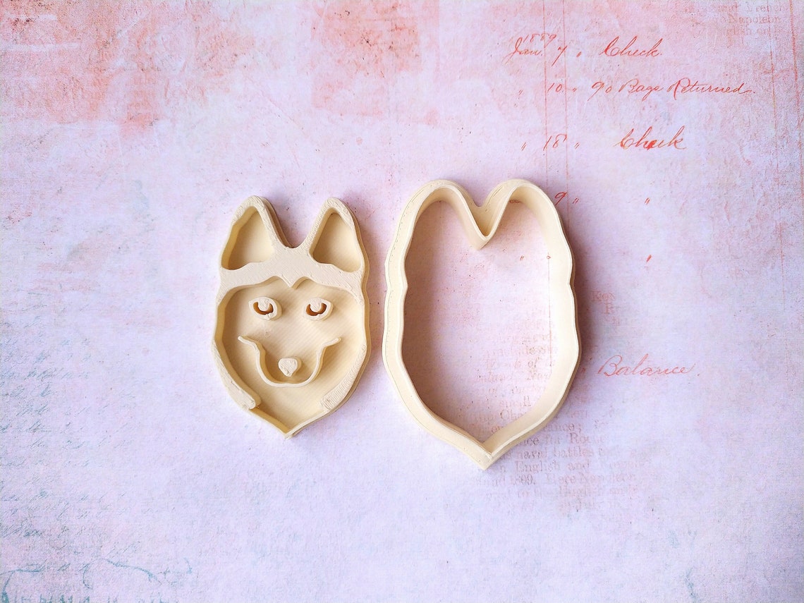 Husky cookie cutter set | Etsy