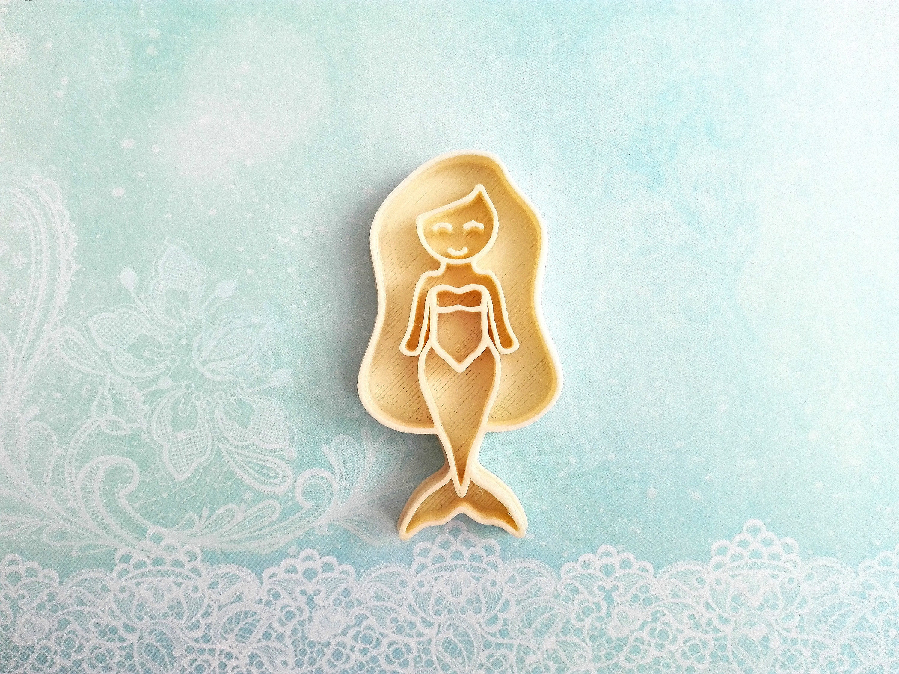 Mermaid Cookie Cutter Set | Etsy