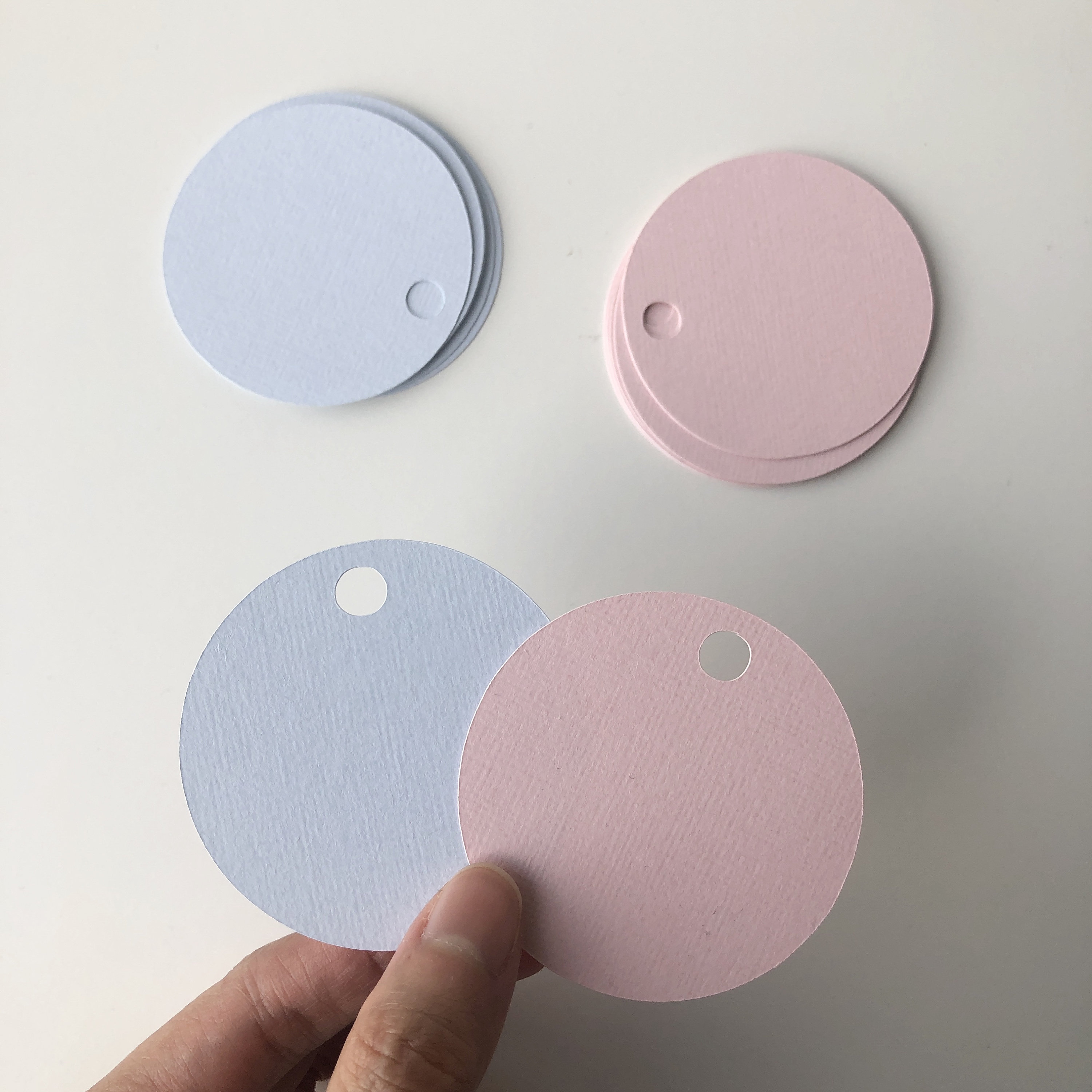 Circle/round Blank Gift Tags Cardstock |paper Gift Tags |christmas Tags ...