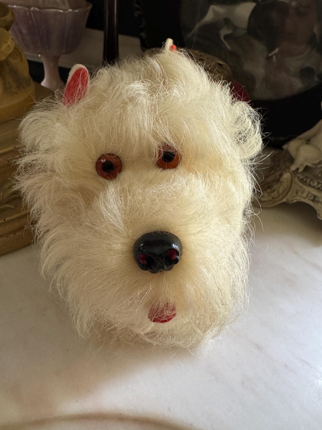 Vintage & Rare Jerry Elsner Real Rabbit Hair Puppy - Etsy