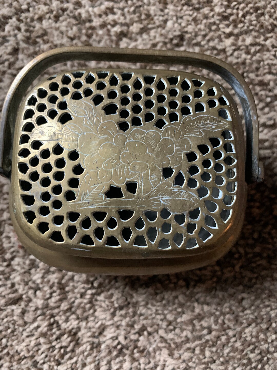 Antique 1800's Brass Chinese Hand Warmer - Etsy