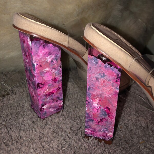 Painted Heels - Etsy