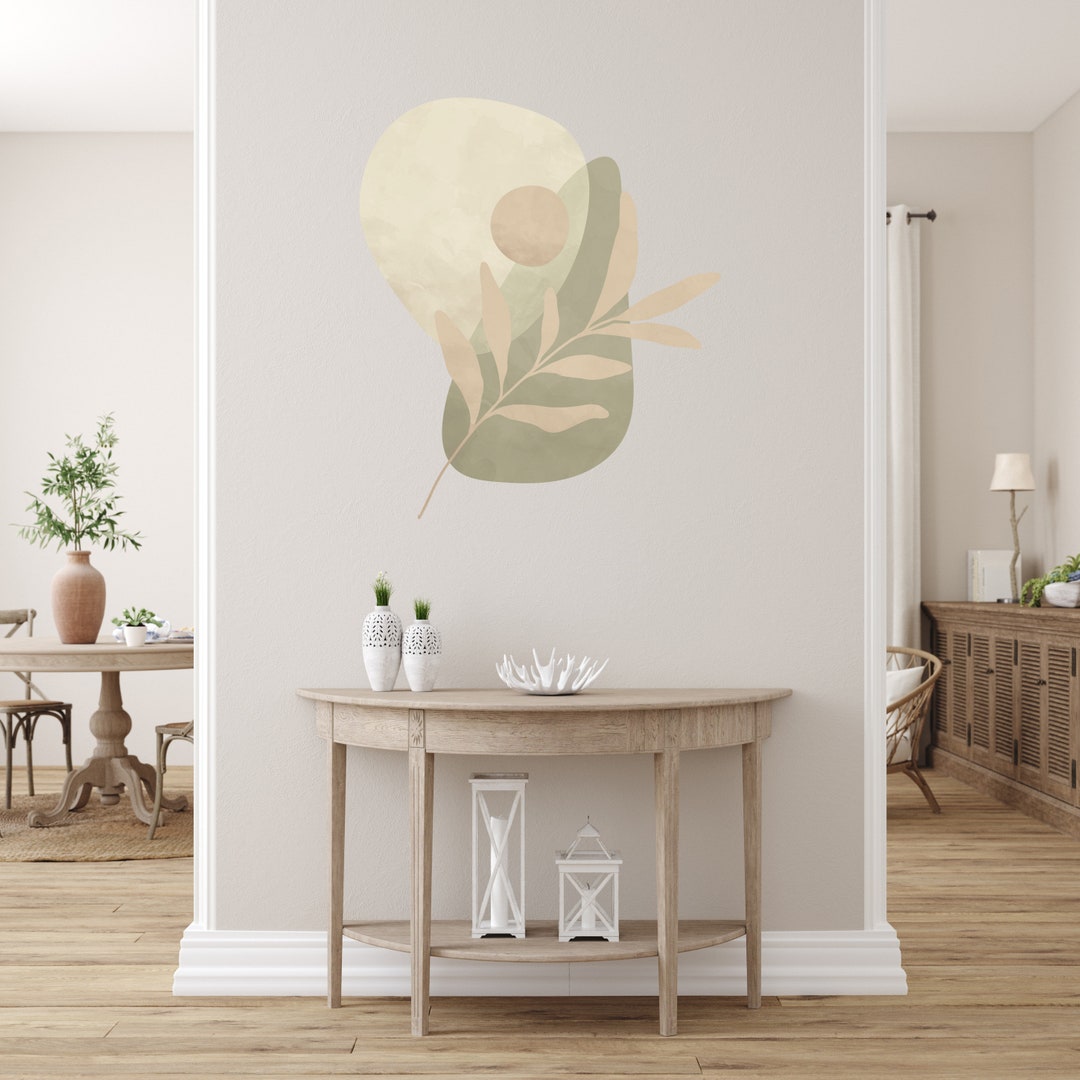 Clip Art Flower, Boho Wall Decal, Bohemia, Wall Sticker, Wallpaper ...