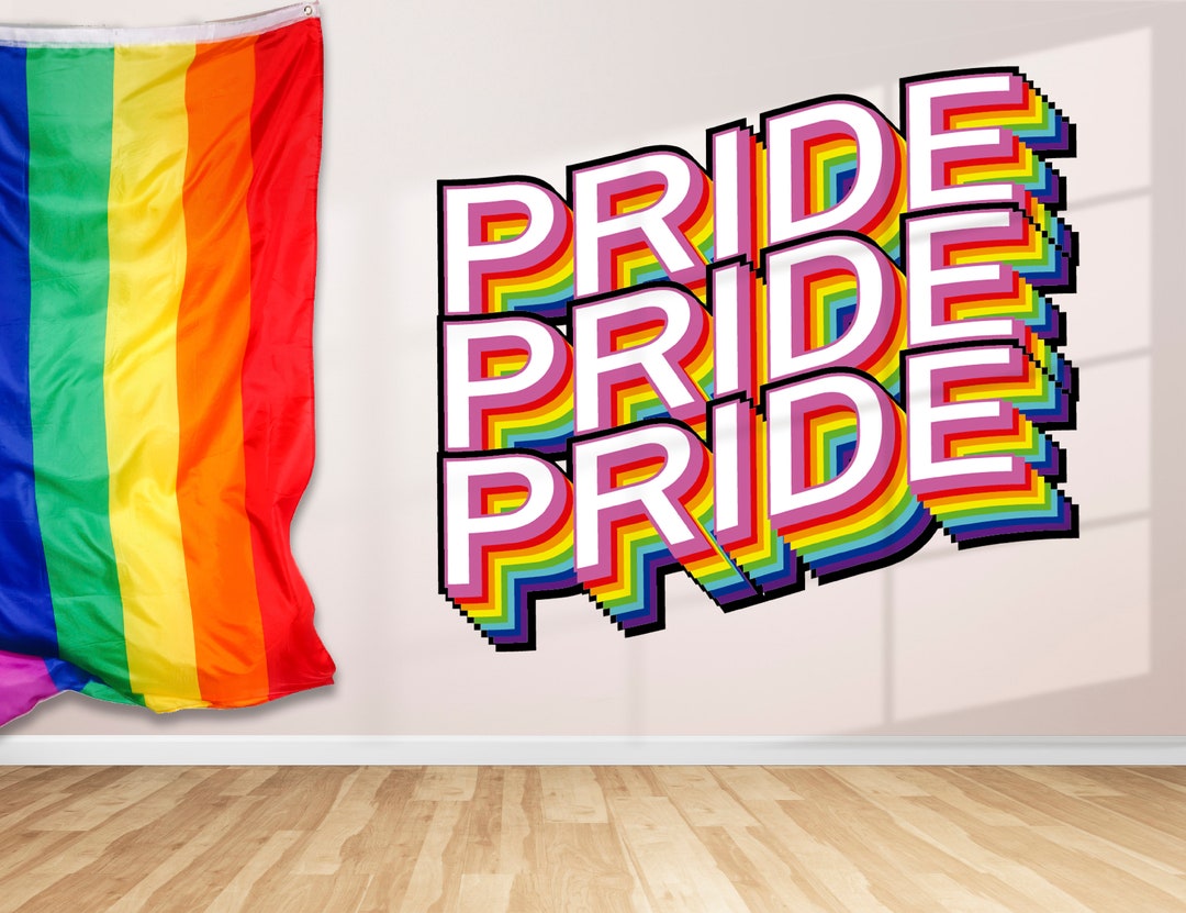 Spectacular LGBTQ+ Rainbow Pride Wall Decals - Inclusive Office Decor ...