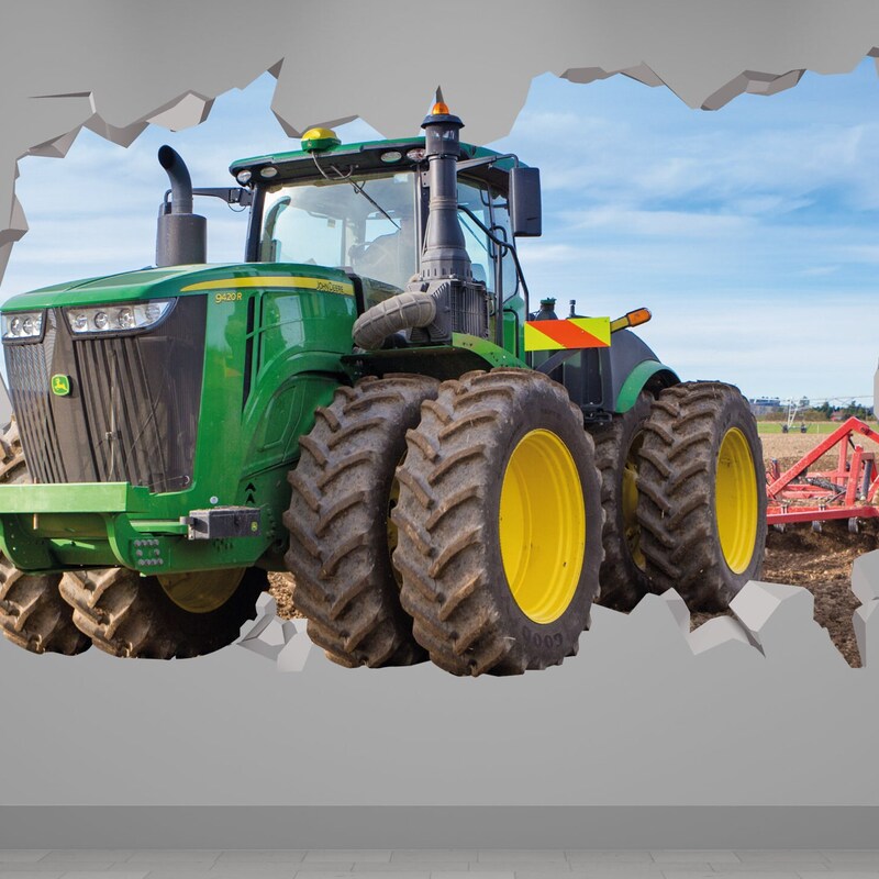 Tractor Wall Decal - Etsy UK