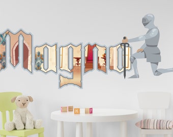 Knight Wall Decal | Etsy