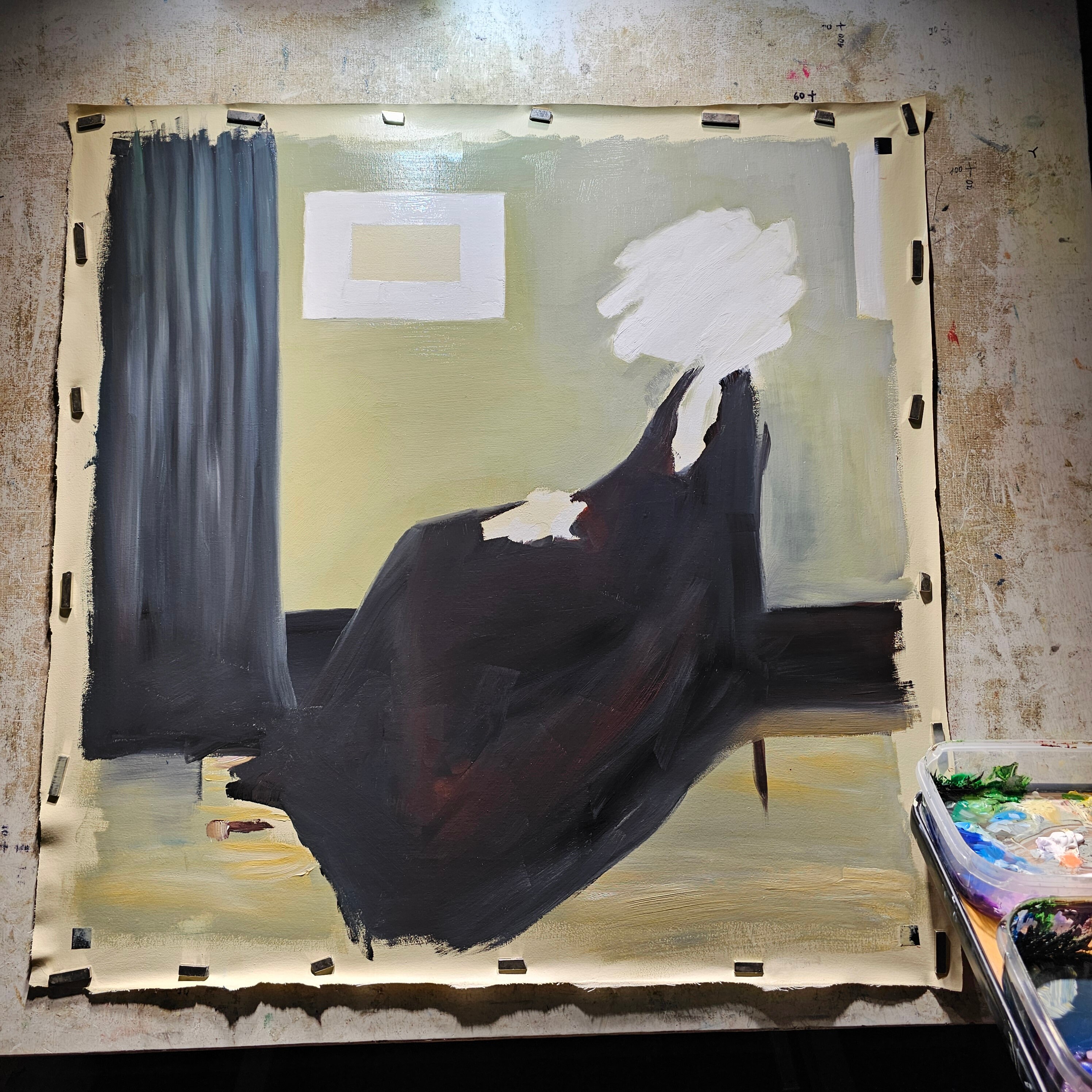 Mr. Bean Funny Art. Whistlers Mother Mr. Bean Painting. Gift for BFF ...