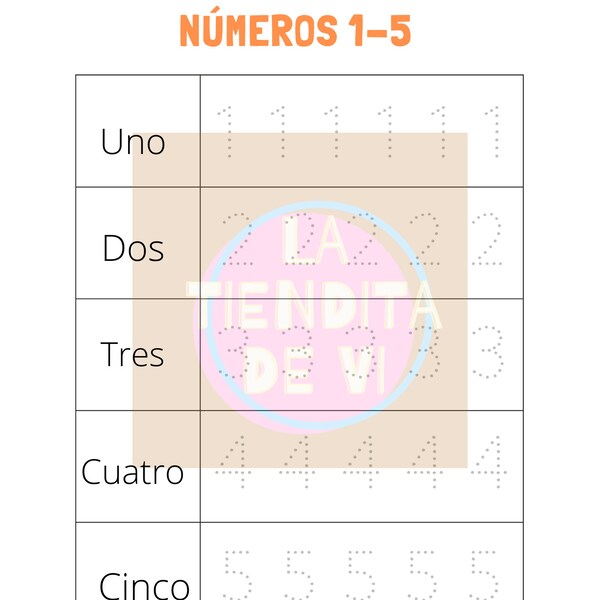 Trace Numbers - Etsy