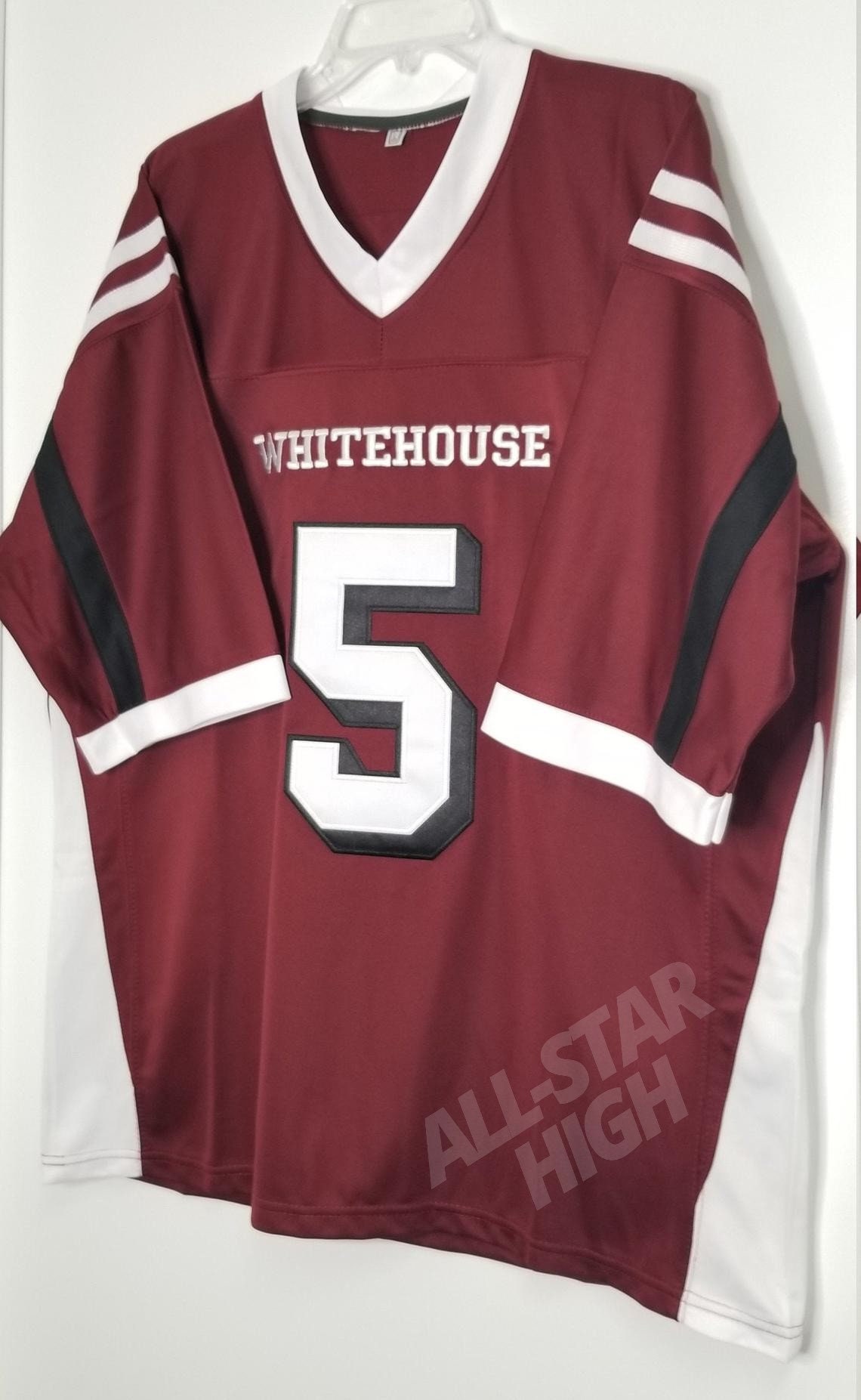 Patrick Mahomes High School Football #5 Jersey - Whitehouse | Custom ...