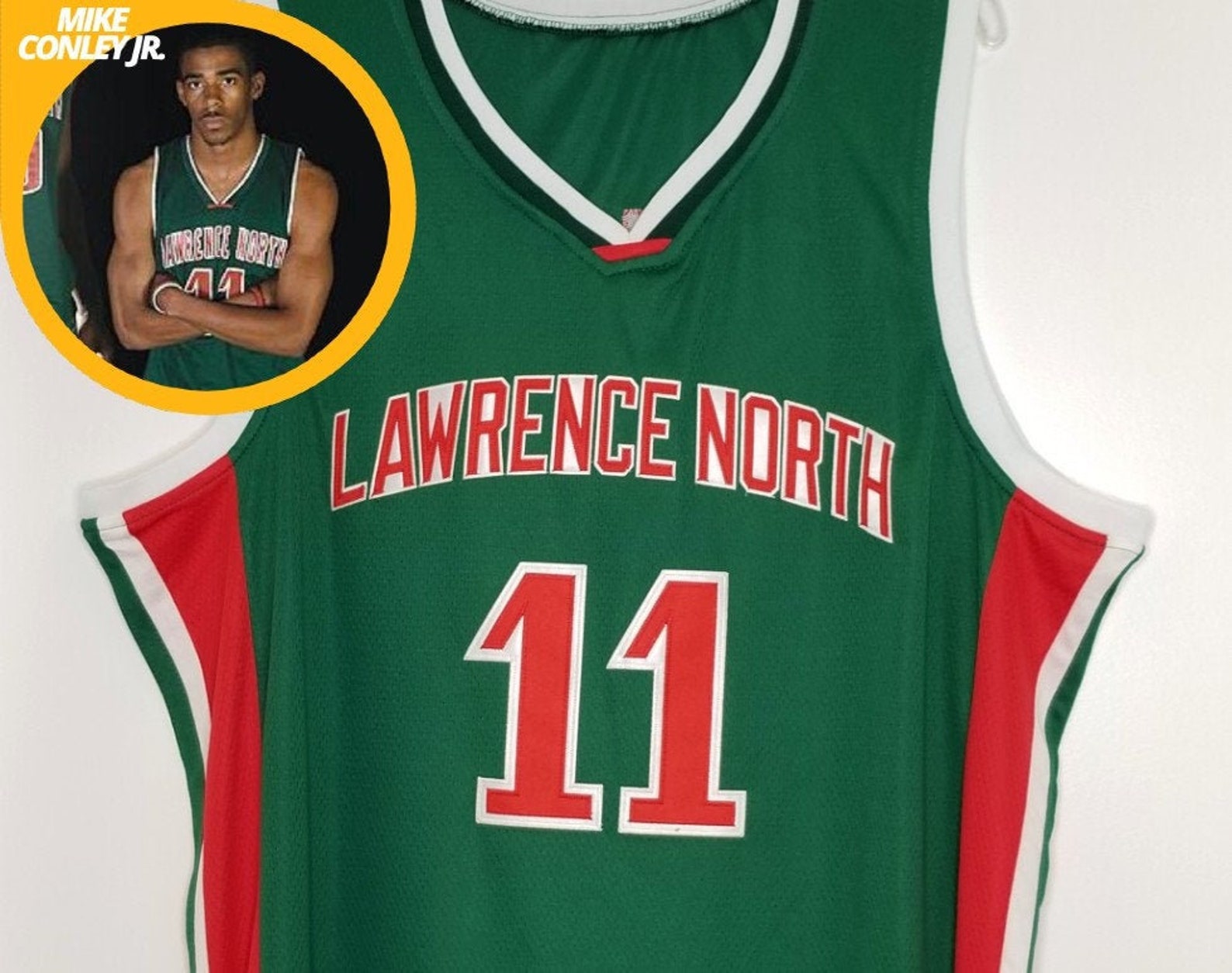 Mike Conley Jr. High School Basketball Jersey - Lawrence North | Custom ...