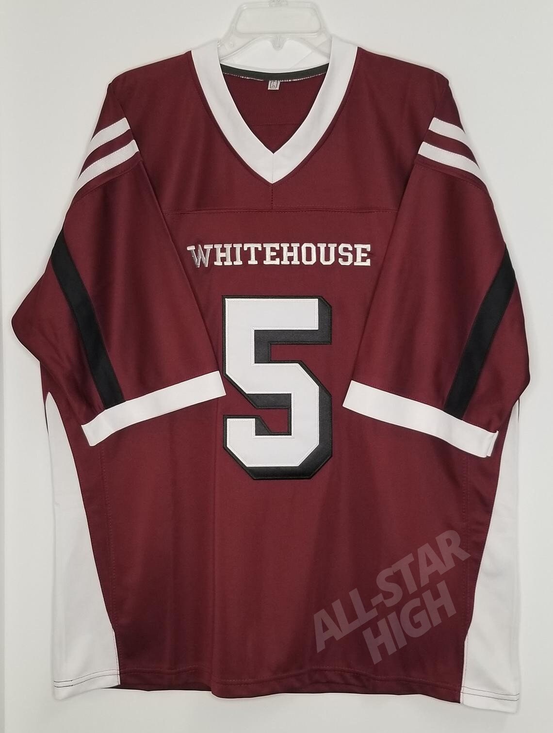 Patrick Mahomes High School Football #5 Jersey - Whitehouse | Custom ...