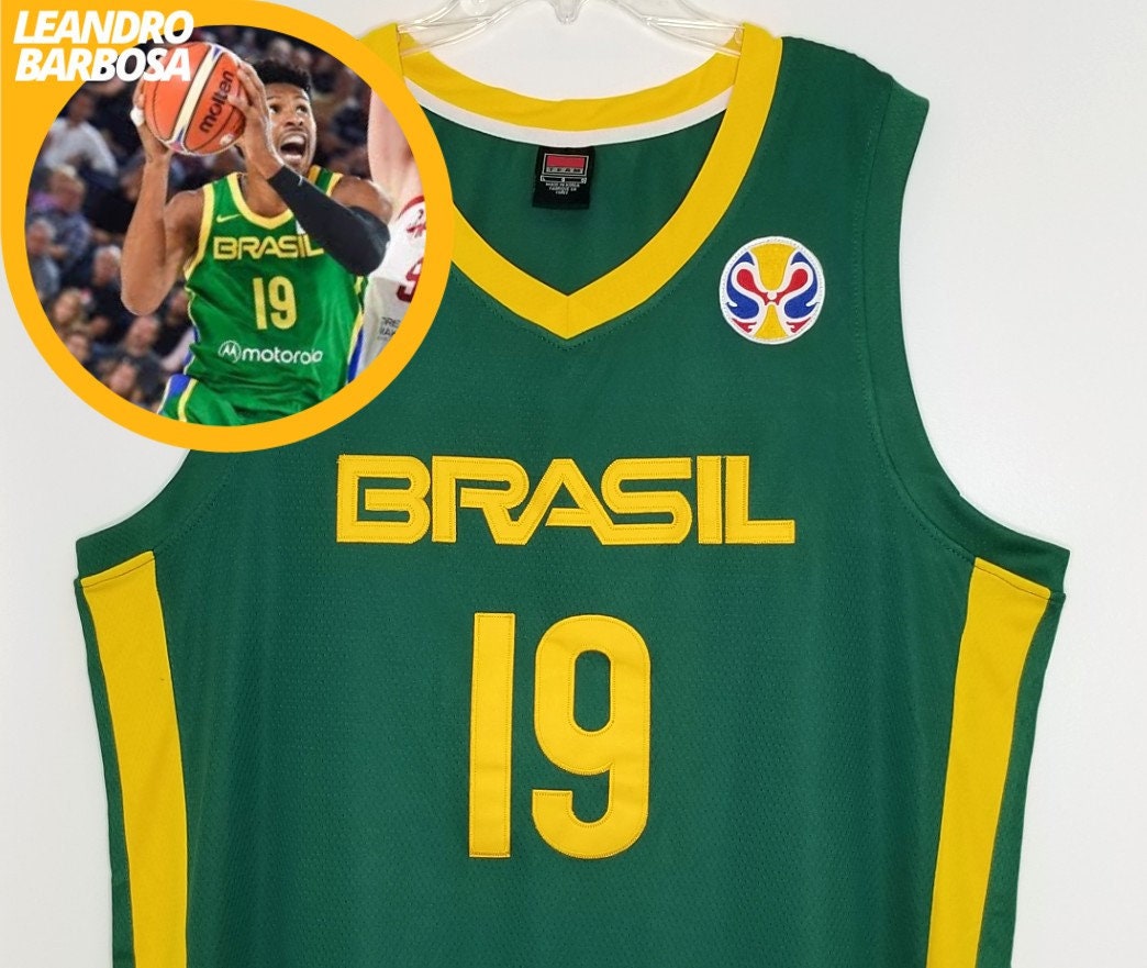 Leandro Barbosa Brazil Basketball Jersey Throwback Custom - Etsy UK