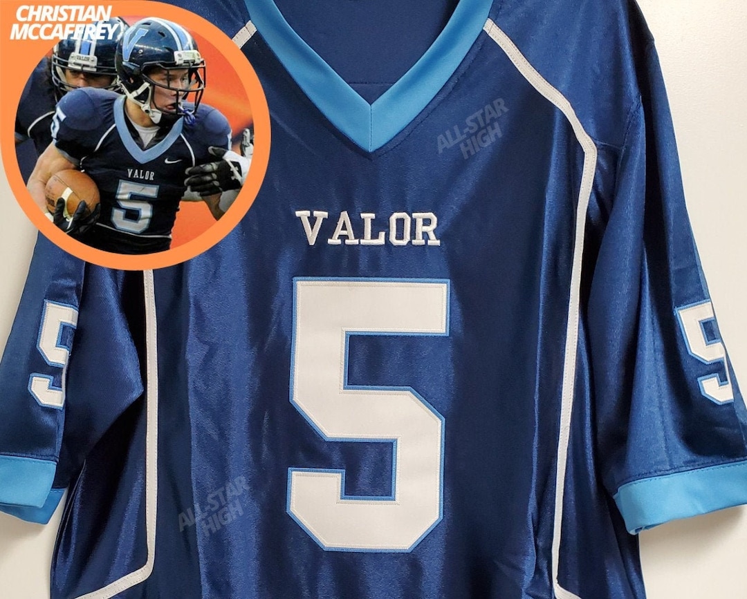 SALE! Christian Mccaffrey High School Football Jersey - Valor | Custom ...