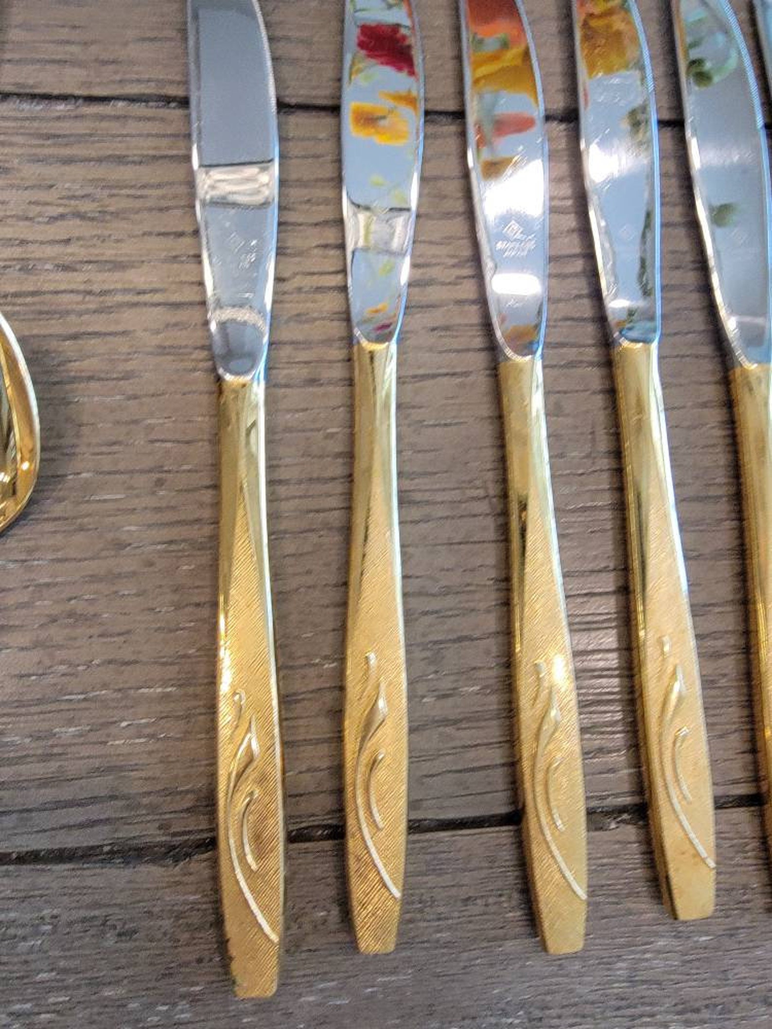 Vintage Japan Northland Flatware Gold 8 Place Setting - Etsy