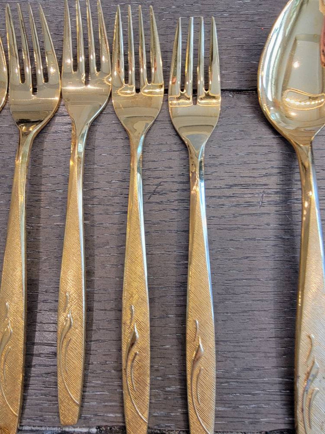 Vintage Japan Northland Flatware Gold 8 Place Setting - Etsy