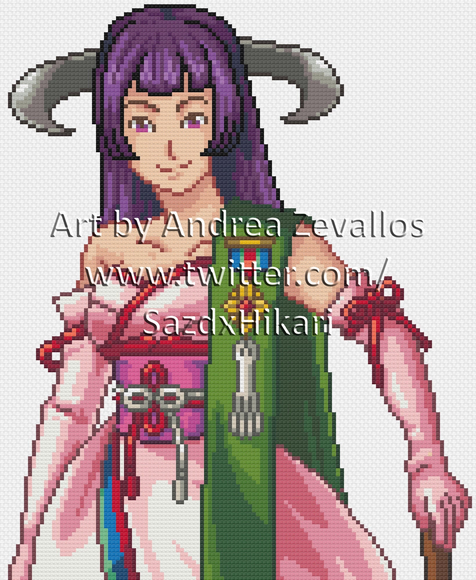 Portrait of Featherine Augustus Aurora from Umineko no Naku - Etsy.de