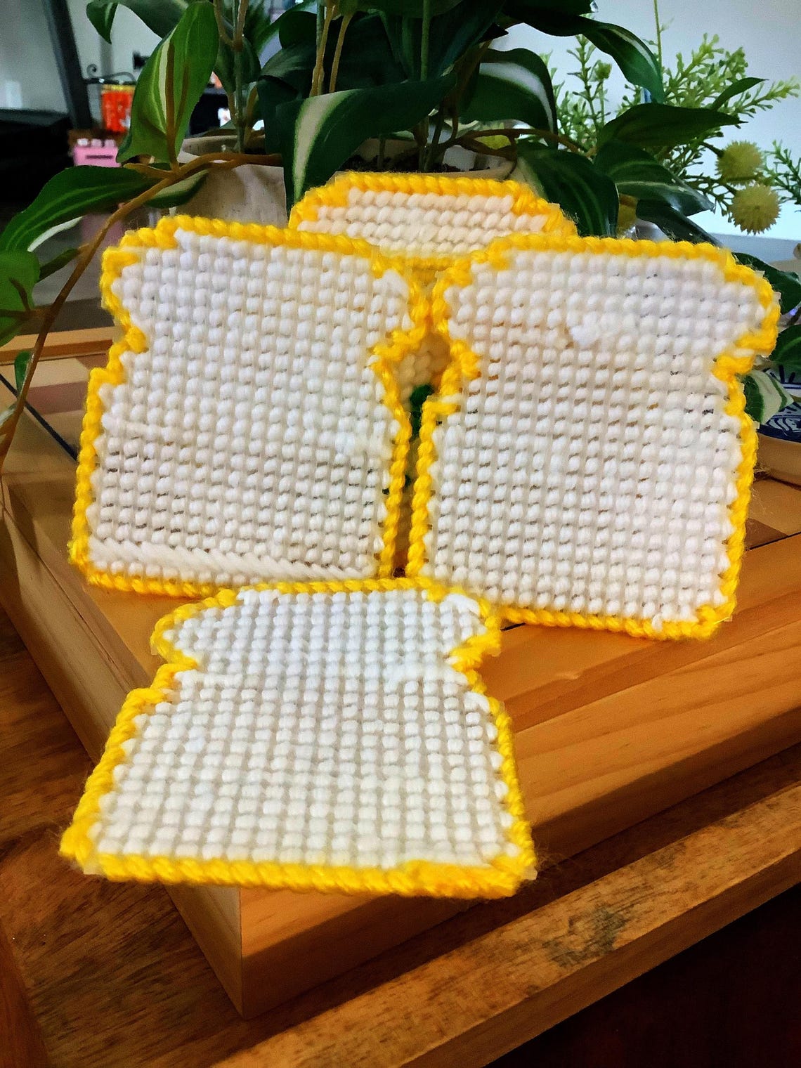 Vintage Needlepoint Toaster Coaster - Etsy