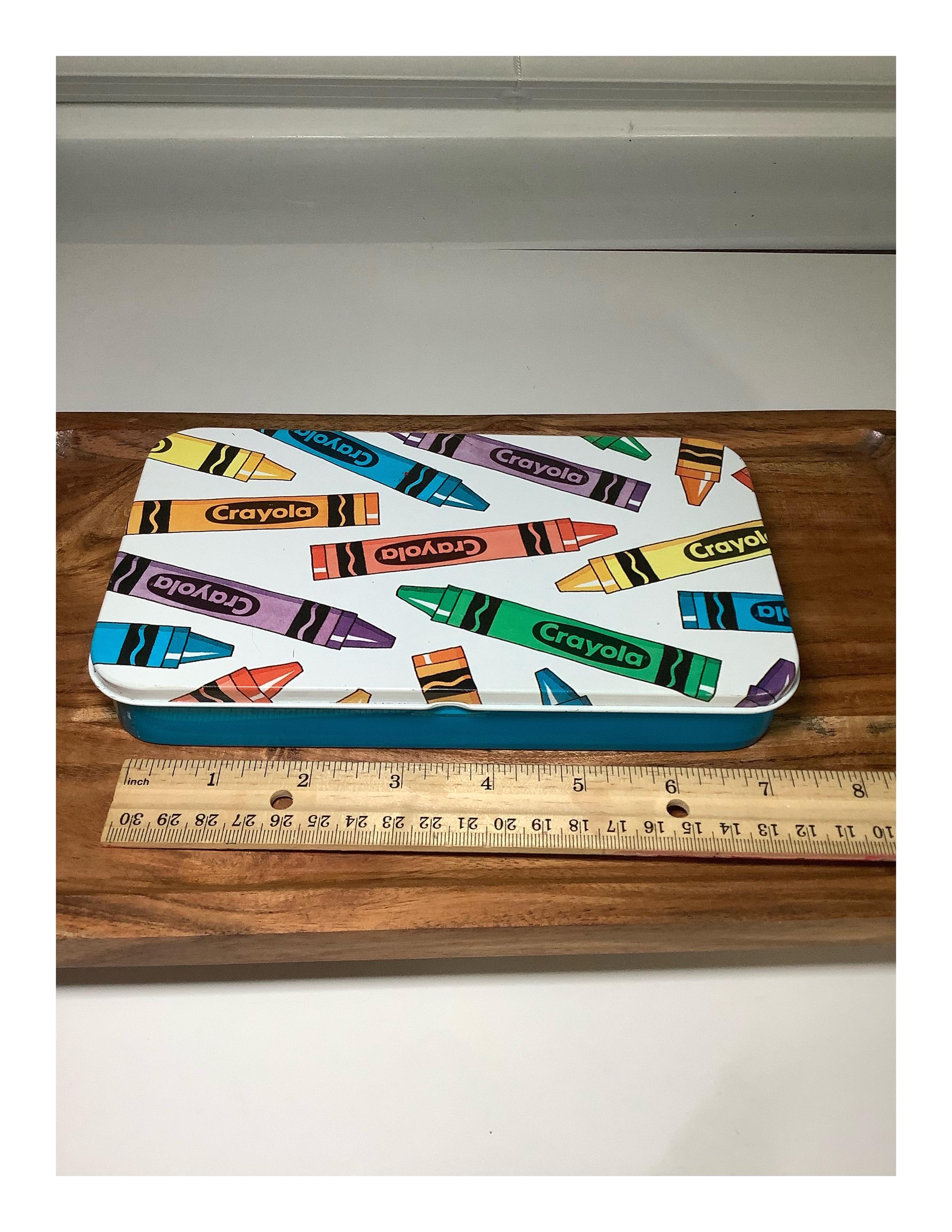 Vintage 1991 Crayola Crayon Tin, Collectable Tin, Collectable Toys ...