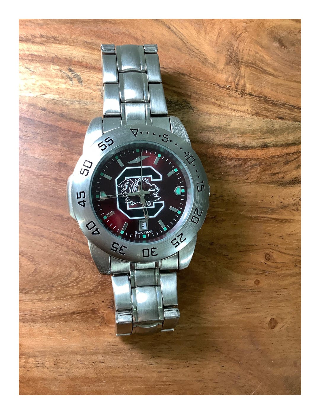 Vintage Gamecocks Watch: Unisex Collegiate Wristwatch, Sports ...