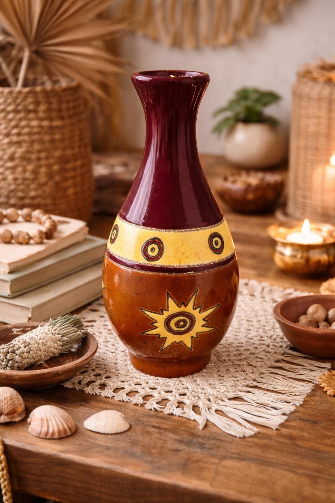 Vintage Vega De Artesa Pottery Vase: Handcrafted Ecuadorian Pottery - Etsy