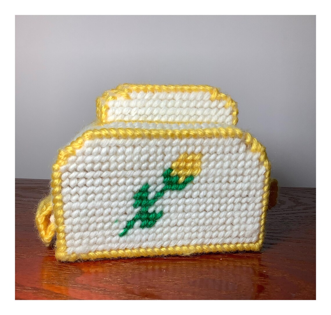 Vintage Needlepoint Toaster Coaster - Etsy