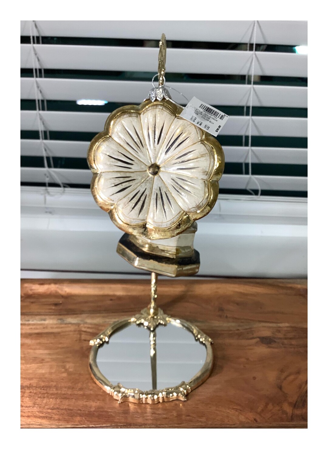 Vintage Blown Glass Phonograph Ornament: Handcrafted Dillards ...