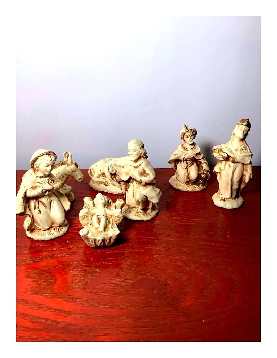 Vintage Nativity Set From Italy, Vintage Christmas, Vintage Holiday ...