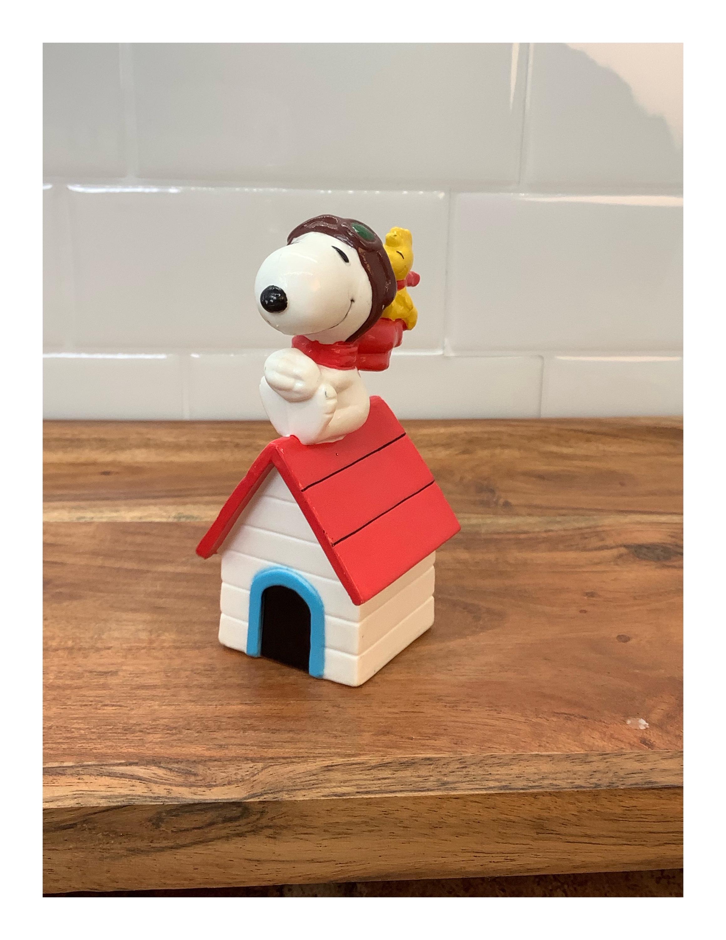 Vintage 1972 Peanuts Snoopy WWII Flying Ace With Woodstock - Etsy