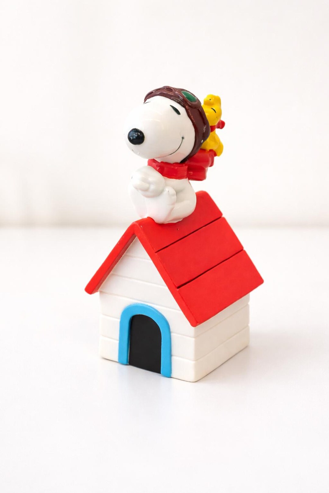 Vintage 1972 Peanuts Snoopy WWII Flying Ace With Woodstock - Etsy