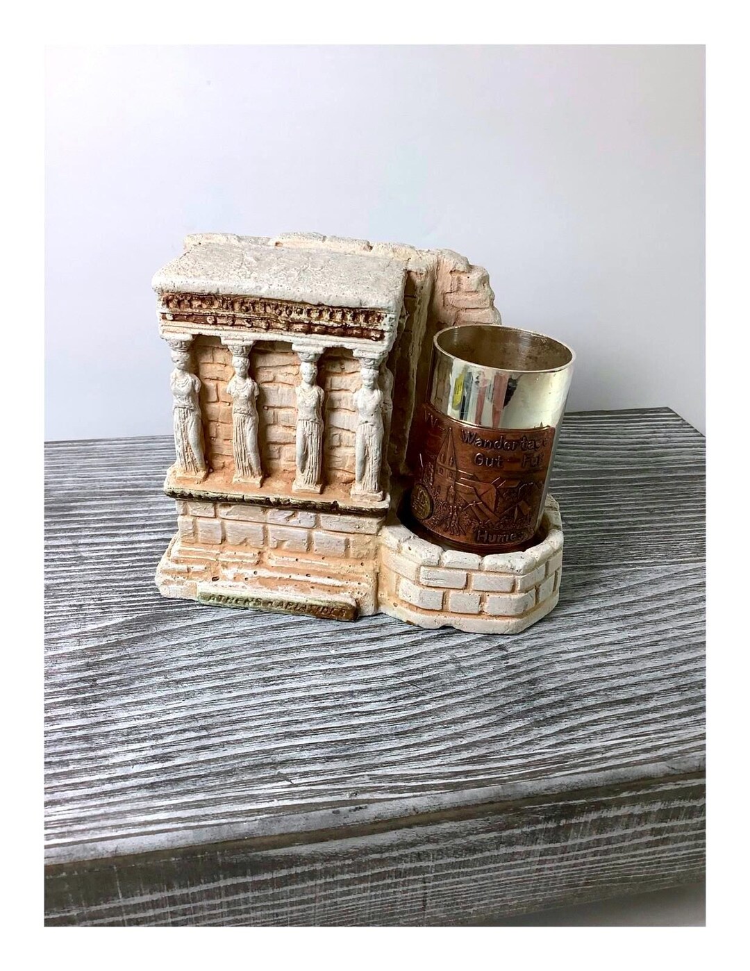 Barware for Him, Parthenon Shot Glass Holder, Made in Athens, Greece ...