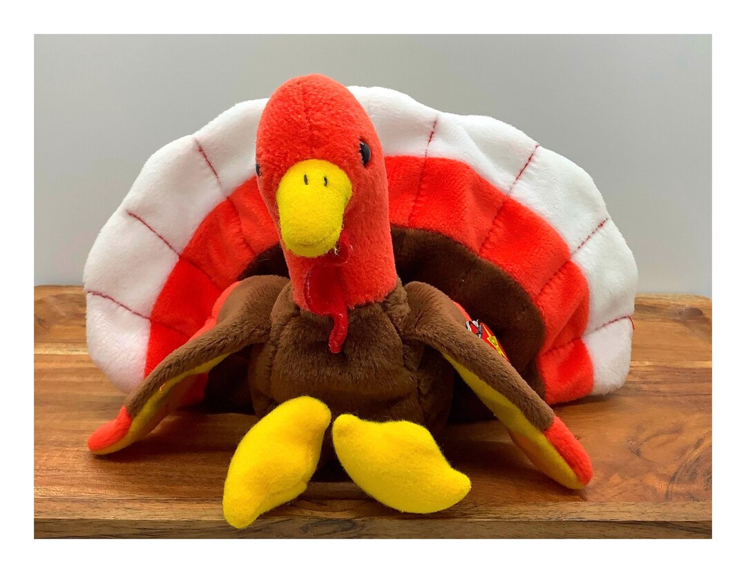 Vintage TY Turkey Plush Toy: Thanksgiving Fall Toys - Etsy
