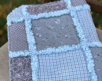 Gray Rag Quilt - Etsy
