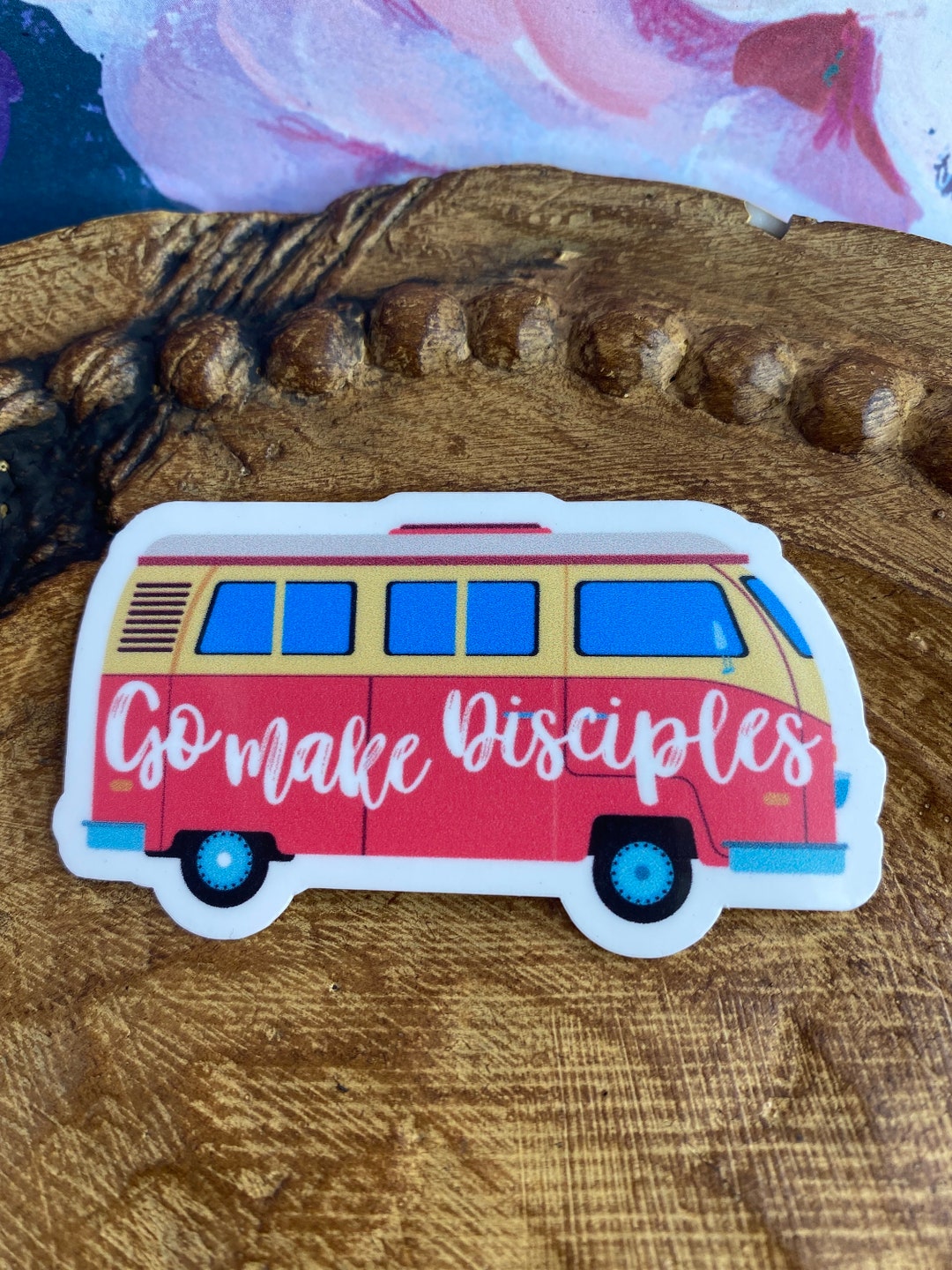Go Make Disciples Sticker, Sticker, Laptop Sticker, Water Bottle ...
