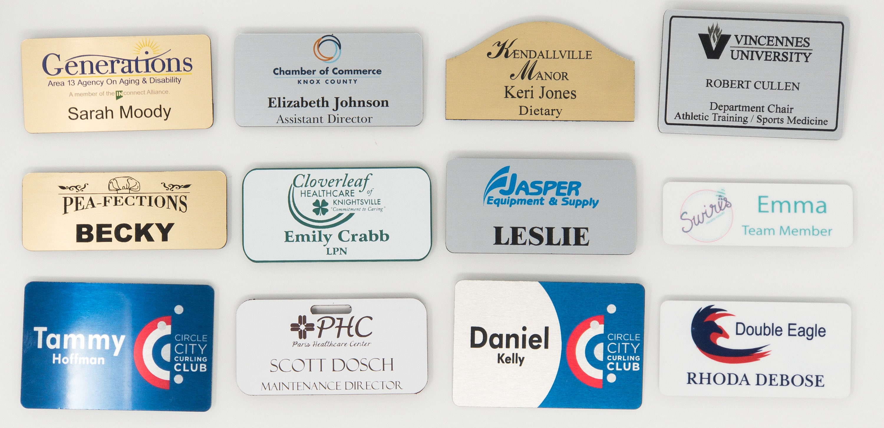 Engraved Plastic Name Tag Permanent and Durable Professional - Etsy Norway