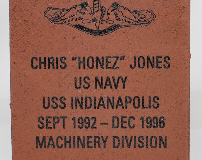 Engraved Brick, Personalized Engraved Permanent Memorial Brick for ...