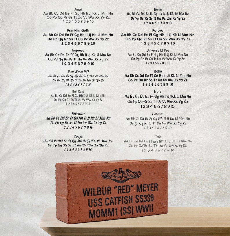 Engraved Brick Personalized Engraved Permanent Memorial Brick - Etsy